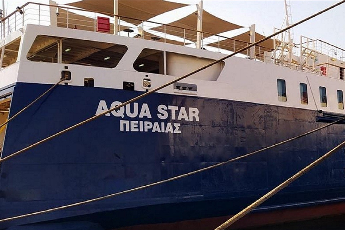 Κύθηρα: Δεν έδεσε στο λιμάνι λόγω καιρού το Aqua Jewel | topontiki.gr