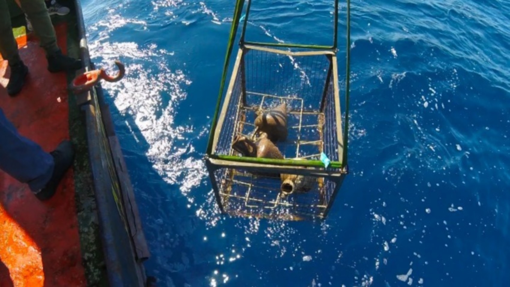 Εντυπωσιακές εικόνες από ναυάγιο των κλασικών χρόνων στο στενό Κυθήρων ...