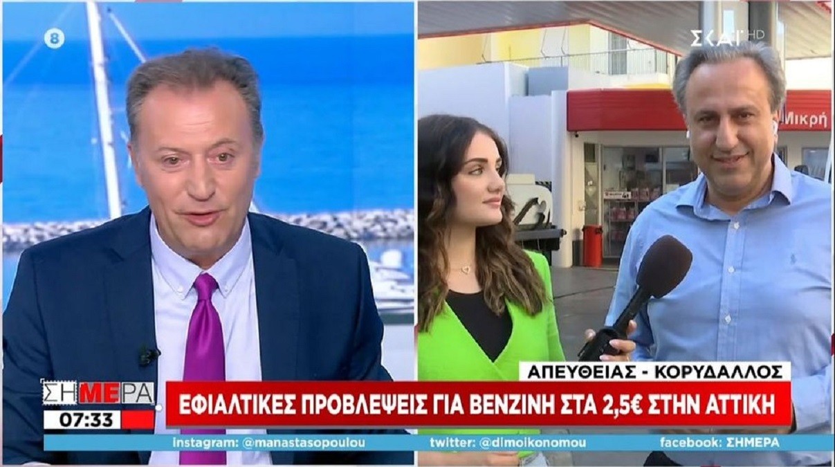 Ο Δημήτρης Οικονόμου βρήκε τον… σωσία του στον αέρα (video) | topontiki.gr