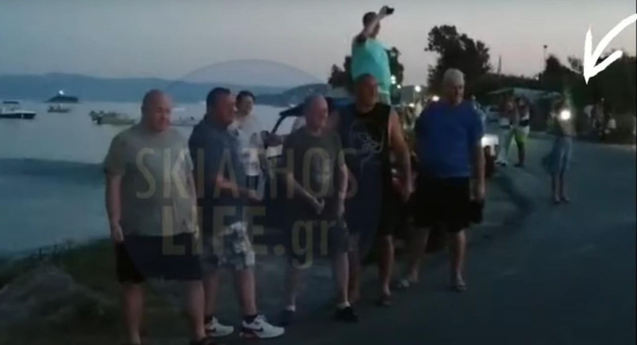 Σκιάθος: Βίντεο ντοκουμέντο από την εκτίναξη της τουρίστριας στο ...