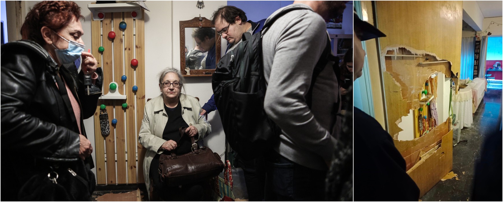 Ιωάννα Κολοβού: Εικόνες ντροπής από τη βίαιη εισβολή αστυνομικών στο ...