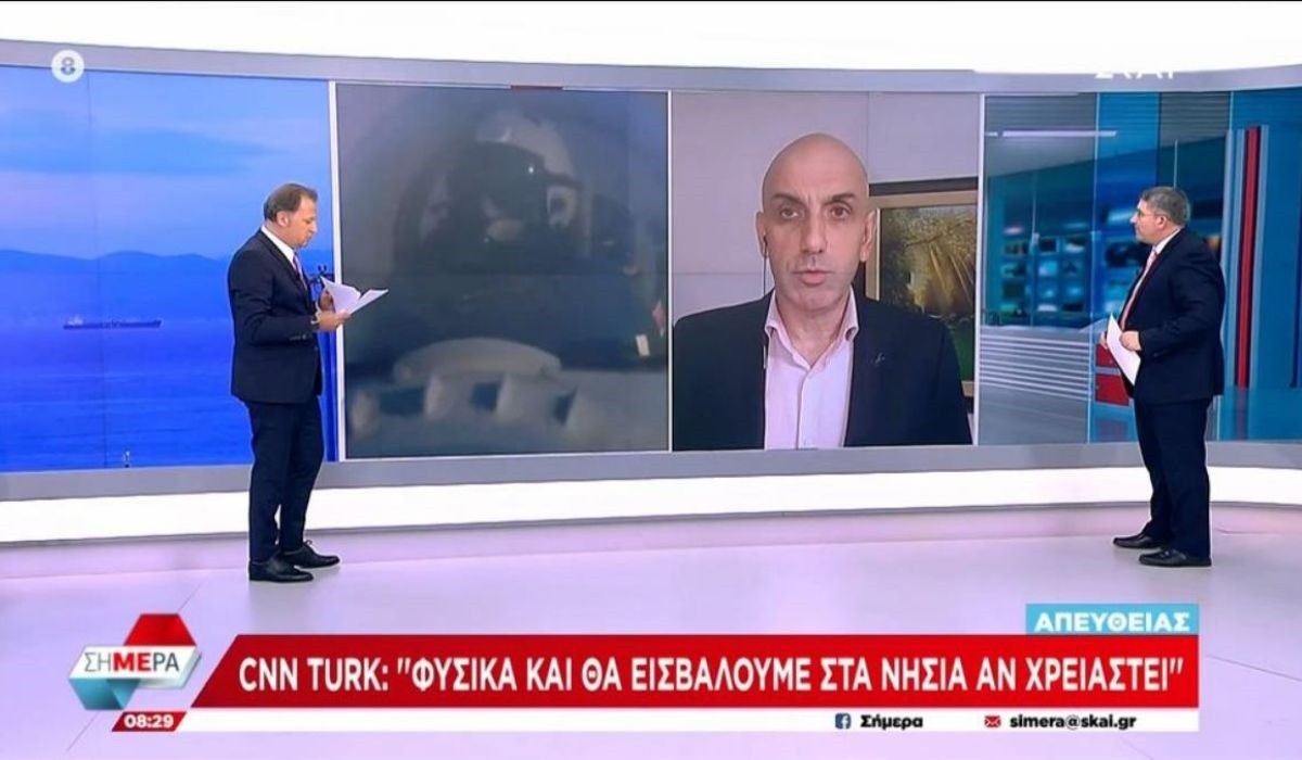 Πολεμικές ιαχές στο CNN Turk: Φυσικά και θα εισβάλουμε στα νησιά ...