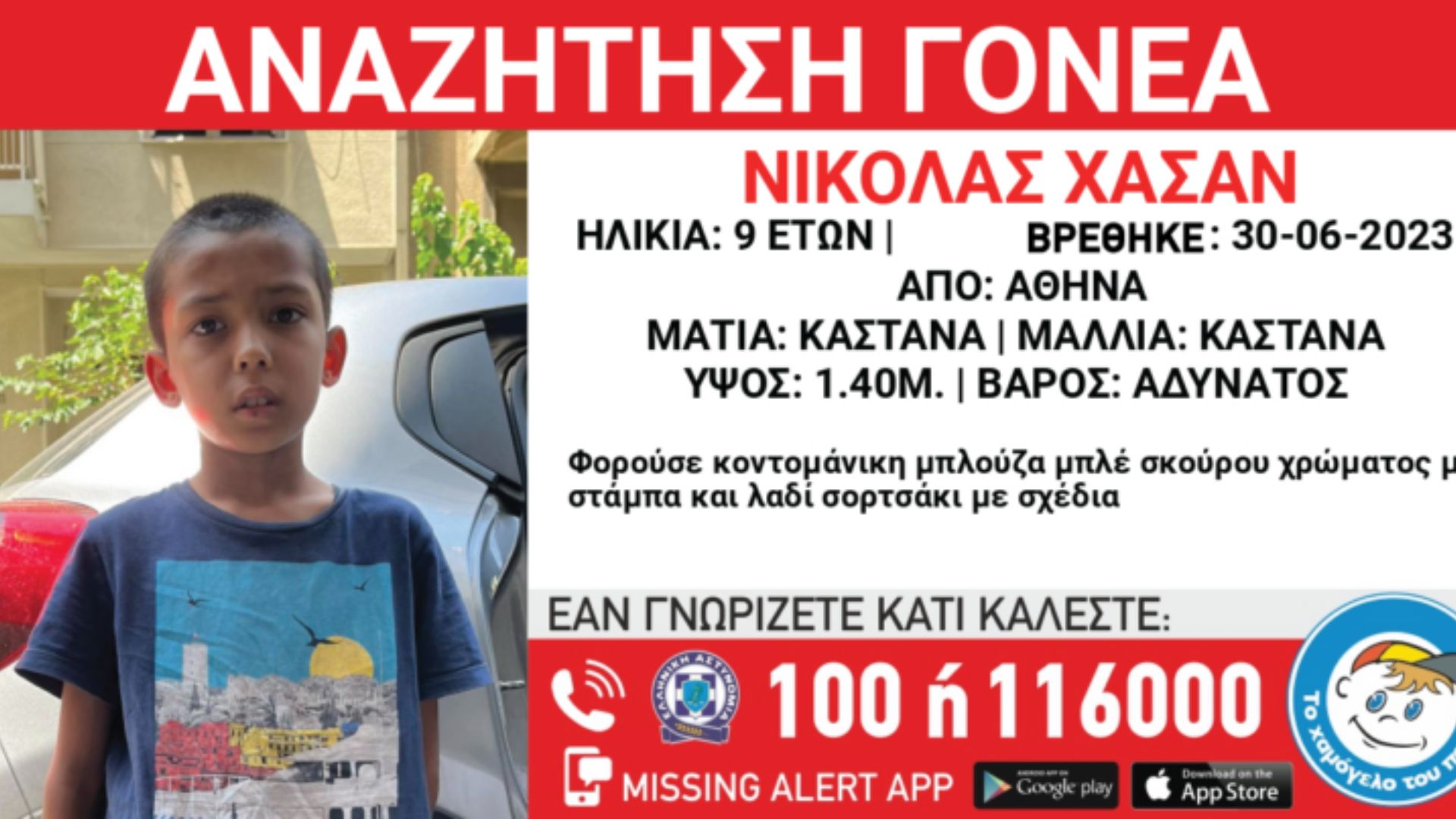 Αθήνα: 9χρονος περιπλανιόταν στους δρόμους – Αναζητούνται οι γονείς του ...