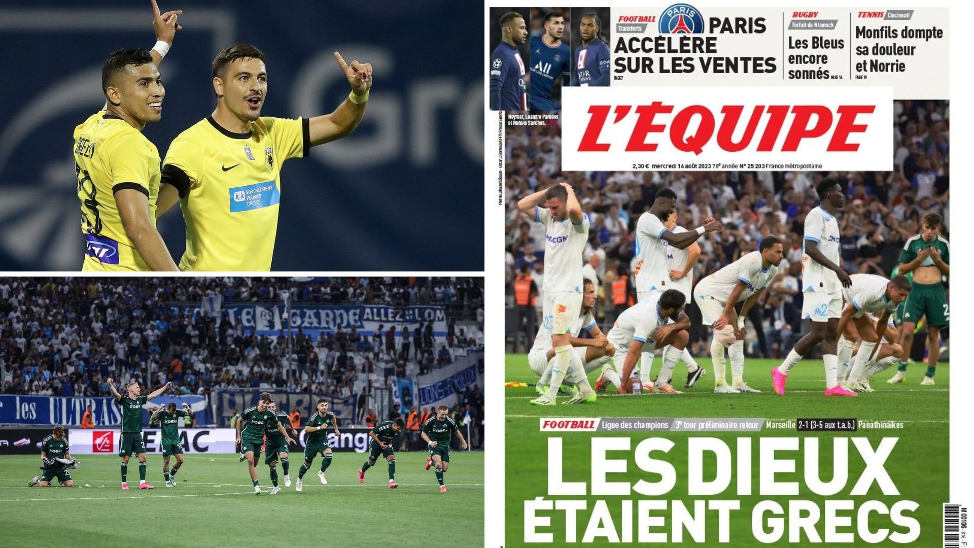 Επέλαση στο Champions League: Πράσινο έπος στη Μασσαλία, μήνυμα ΑΕΚ στο ...