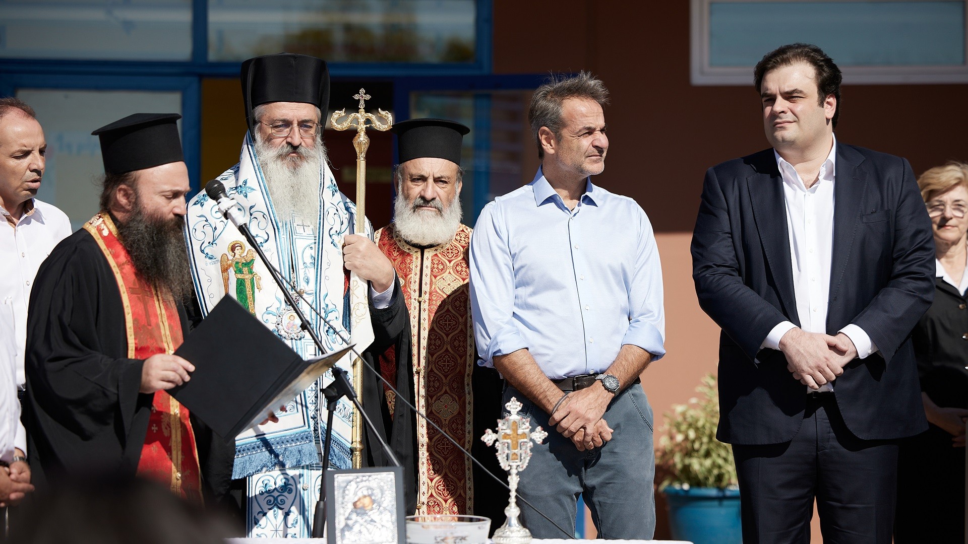 Κυριάκος Μητσοτάκης: Στον αγιασμό στο Δημοτικό Σχολείο Παλαγίας Έβρου ο ...