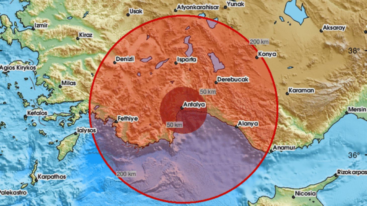 Τουρκία: Σεισμός 4,4 Ρίχτερ στην Αττάλεια – Αισθητός και στο ...