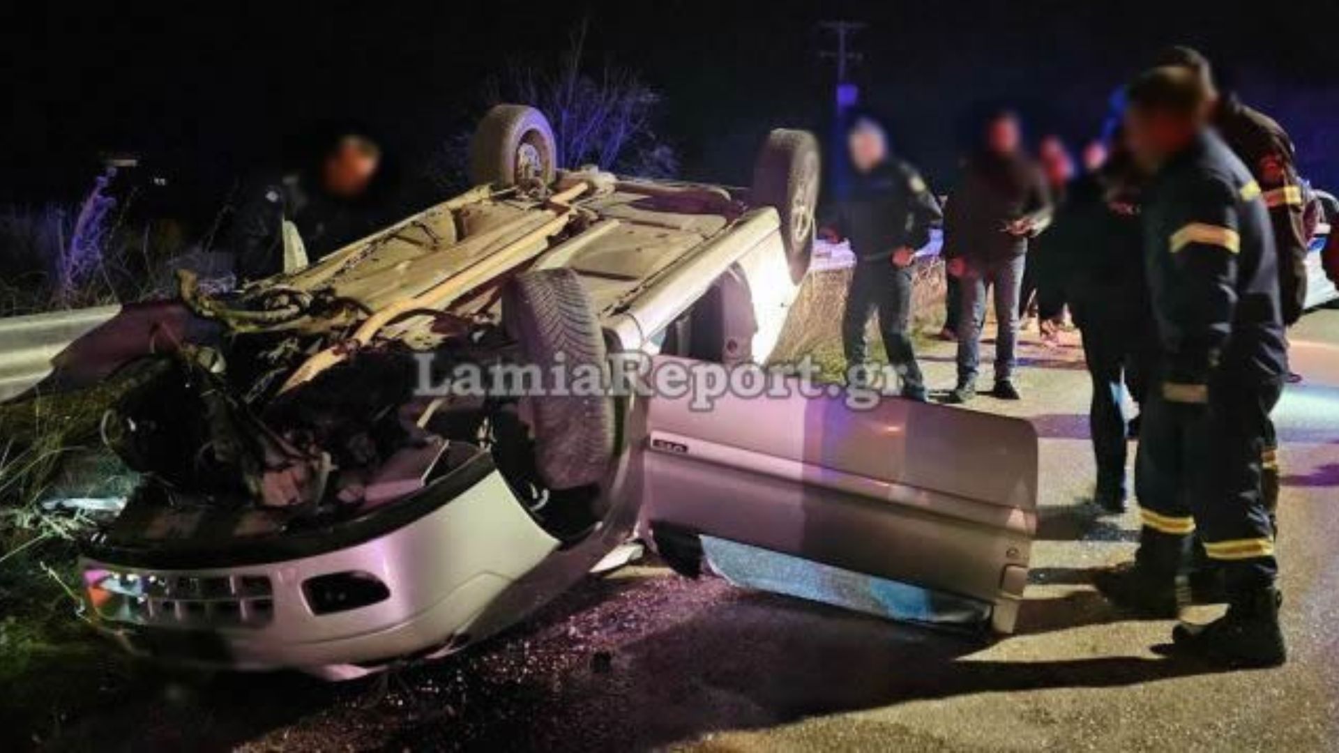 Λαμία: Δύο σοβαρά τραυματίες σε τροχαίο | topontiki.gr