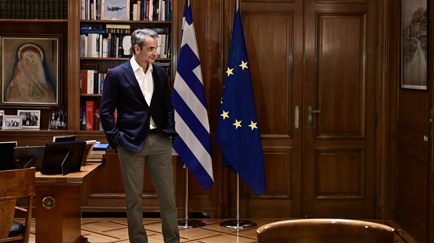 Συνάντηση Κυριάκου Μητσοτάκη με παιδιά από το μειονοτικό δημοτικό ...