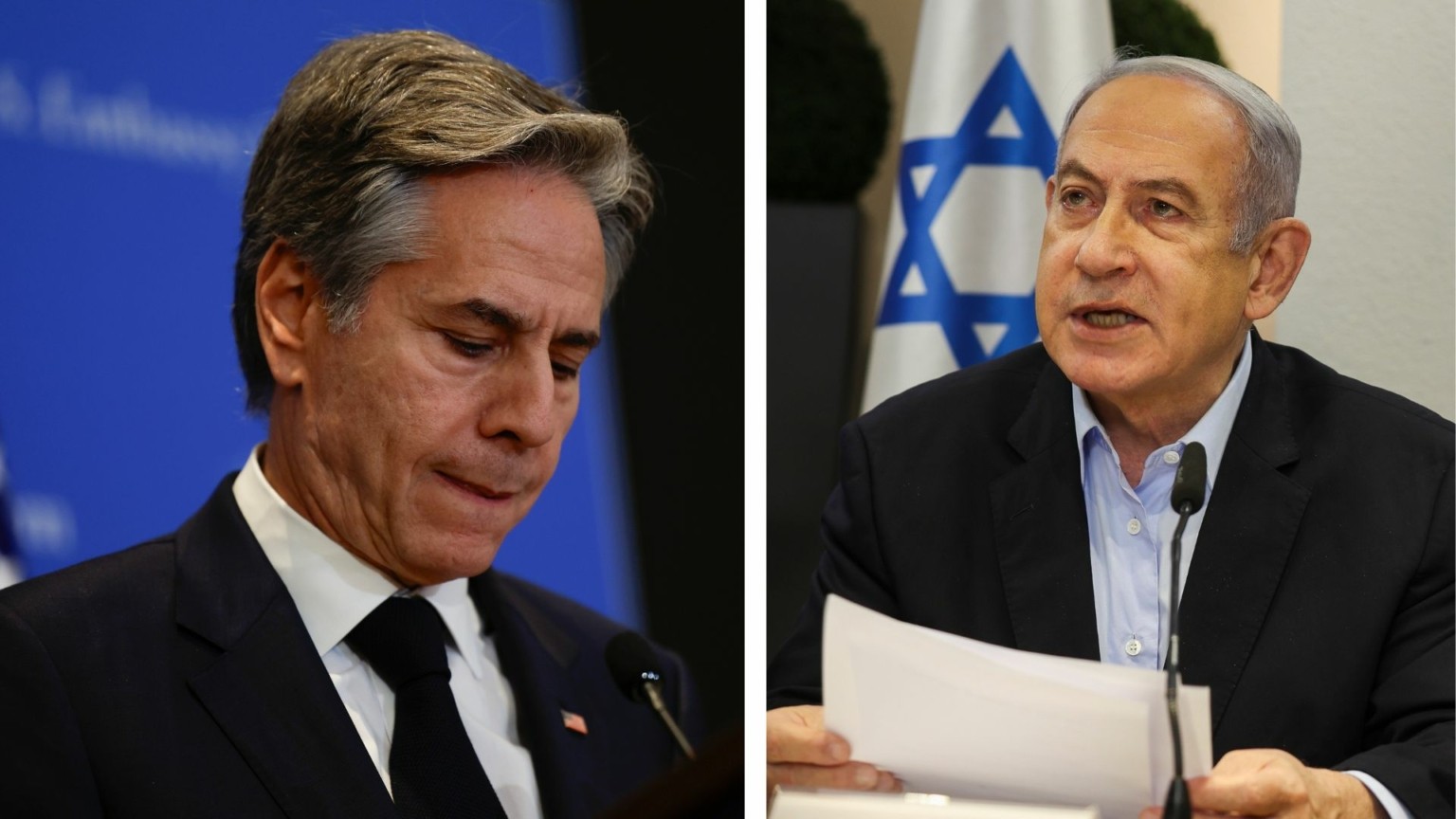 Μαλλιά κουβάρια Μπλίνκεν και Νετανιάχου: «Οι ΗΠΑ χάνουν την υπομονή ...
