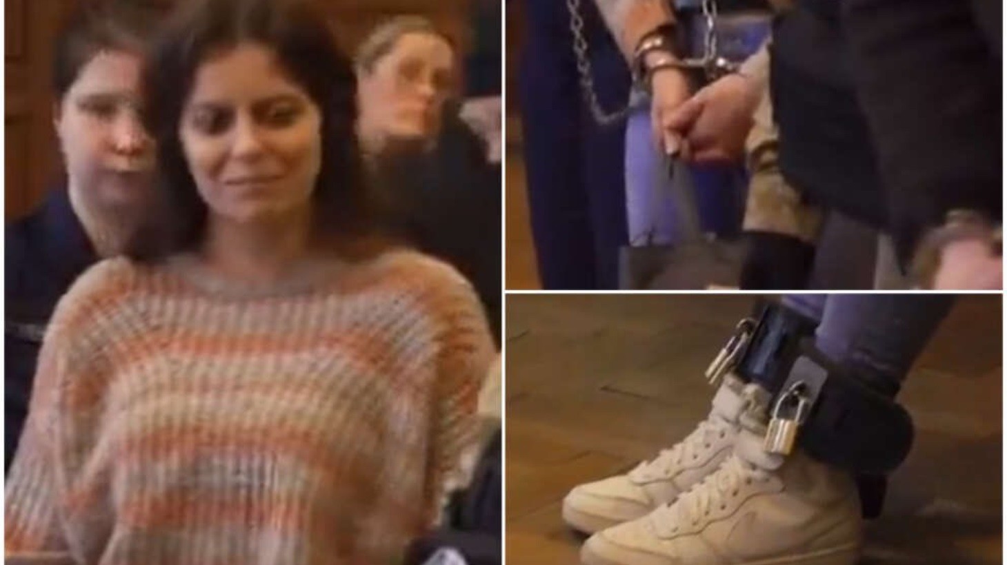 Σοκαριστικές εικόνες αλυσοδεμένης Ιταλίδας καθηγήτριας που δικάζεται ...