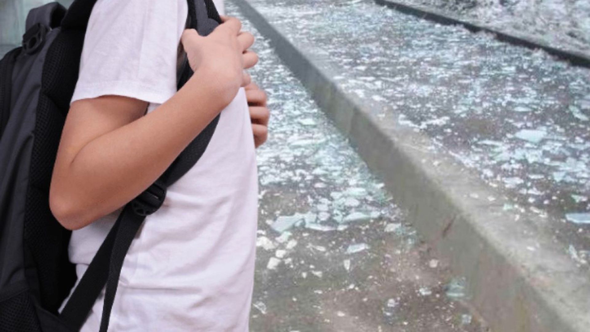 Παρολίγον τραγωδία στη Λάρισα: Τζάμι έπεσε σε κεφάλι μαθητή ...
