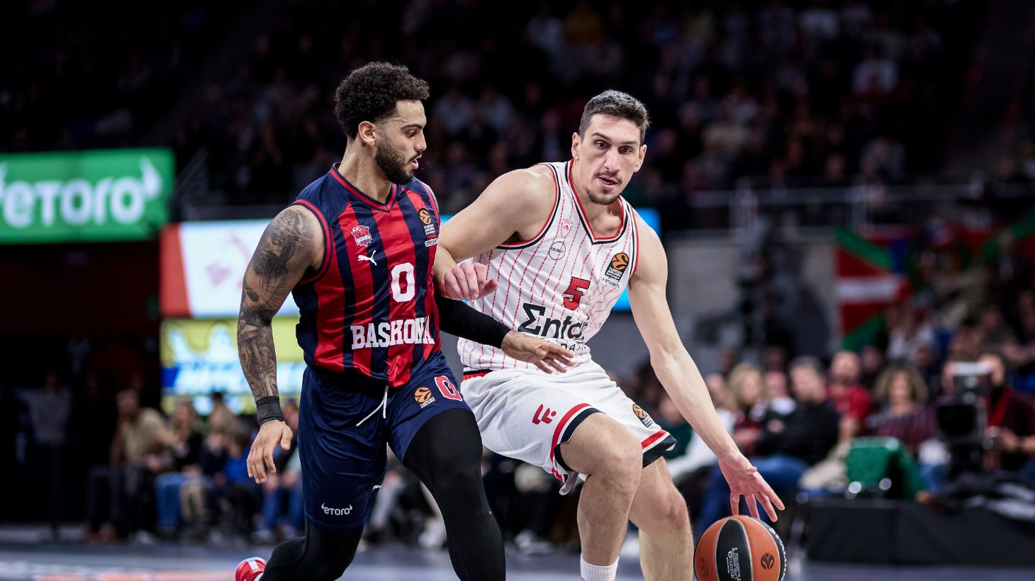 Euroleague: Κακή εμφάνιση από τον Ολυμπιακό και ήττα από τη Μπασκόνια ...