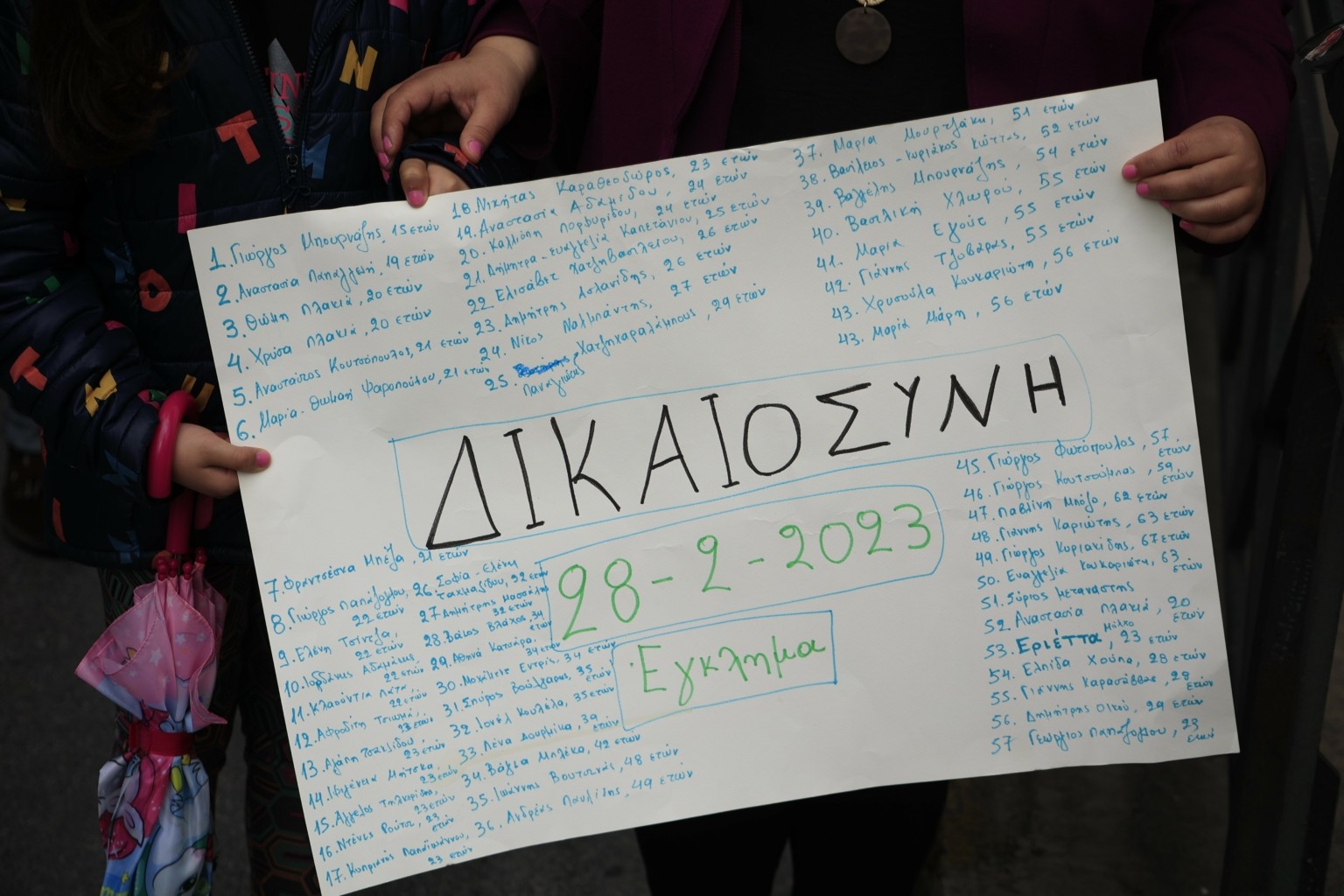 Λαοθάλασσα οργής για το έγκλημα στα Τέμπη – Δεκάδες χιλιάδες ζήτησαν ...