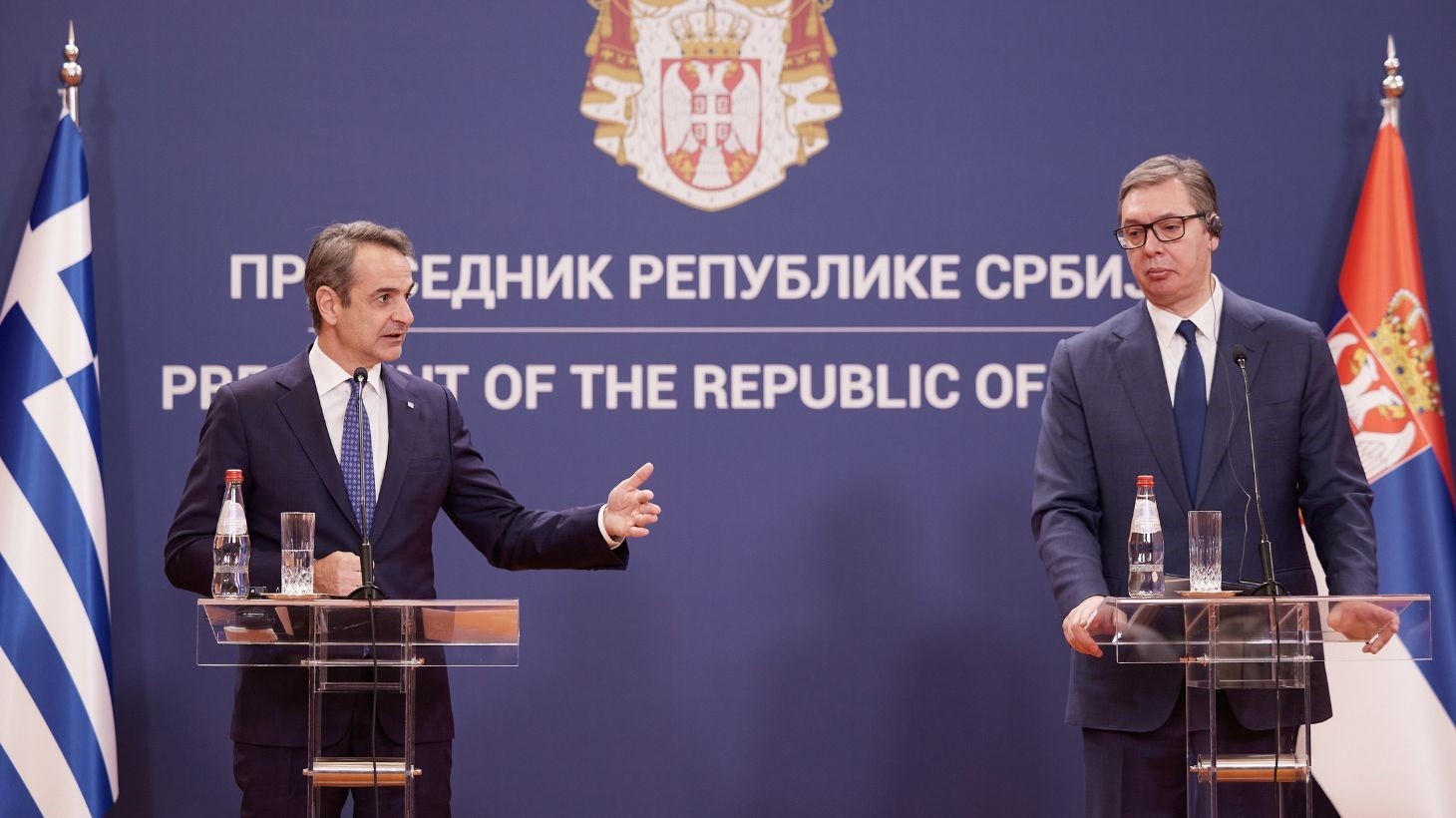 Μητσοτάκης σε Βούτσιτς: «Η Ελλάδα είναι ο πιο σταθερός σύμμαχος της ...