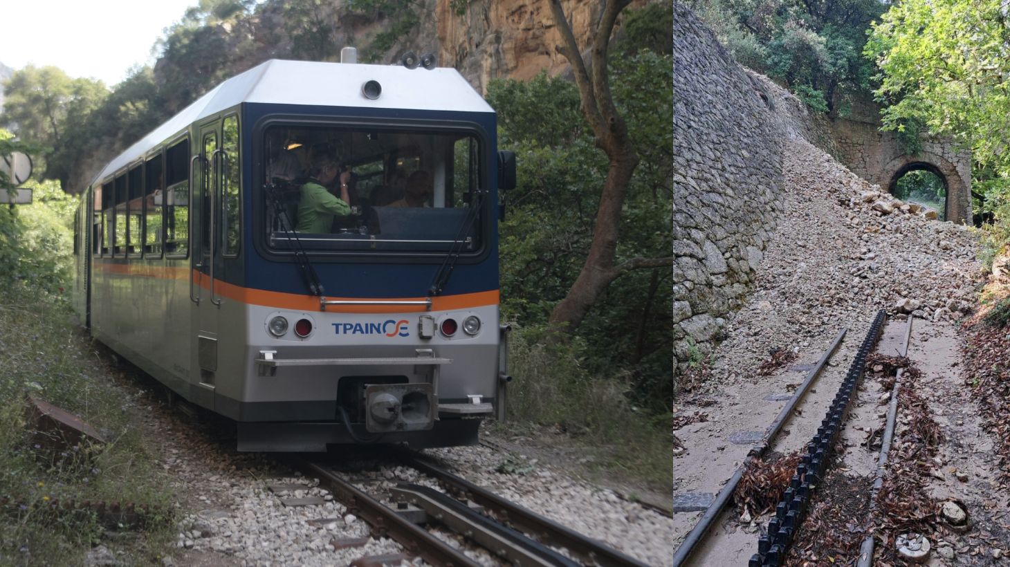 Καλάβρυτα: Σώοι απεγκλωβίστηκαν οι 90 επιβάτες του Οδοντωτού – Στο ...