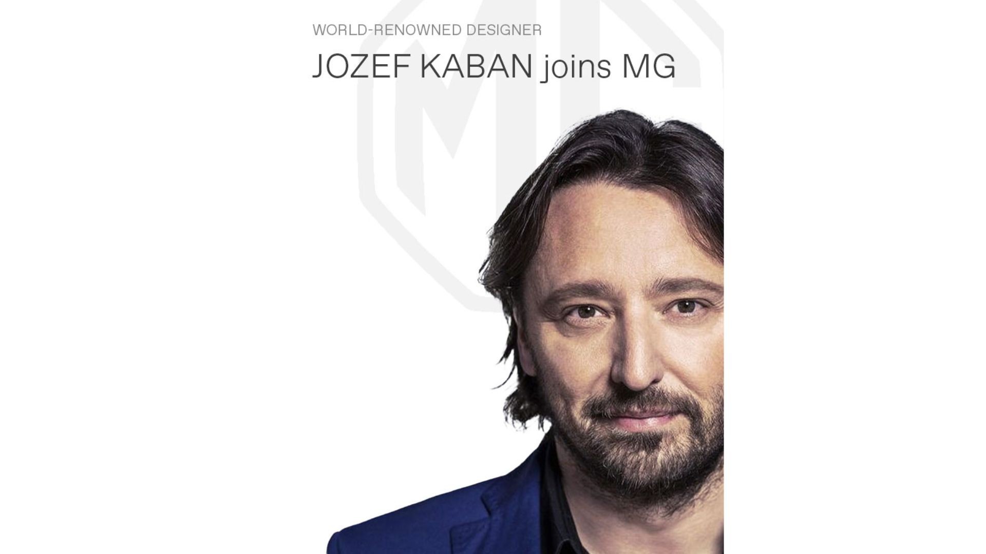 MG: Νέος Vice President του Global Design Center της MG ο παγκοσμίου ...
