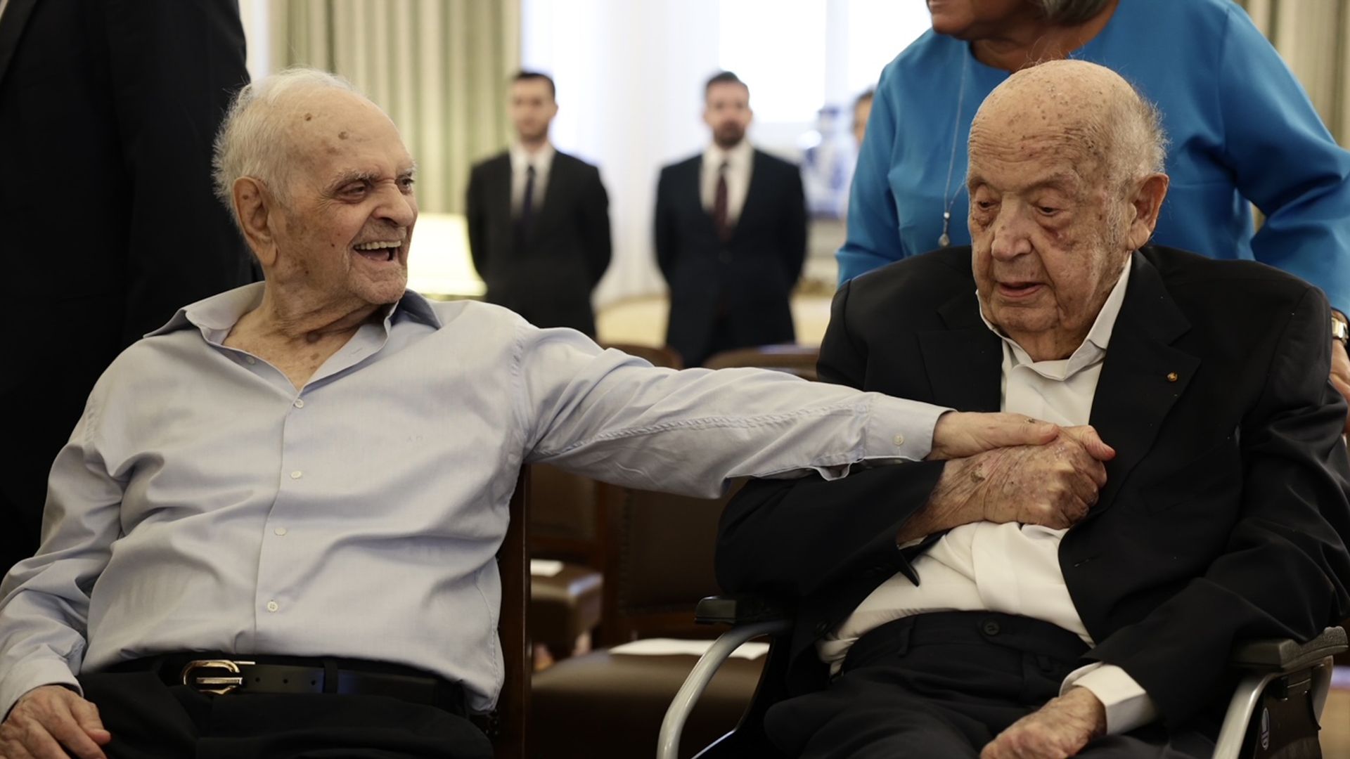 Λευτέρης Παπαδόπουλος και Μίμης Πλέσσας παρασημοφορήθηκαν από την ...