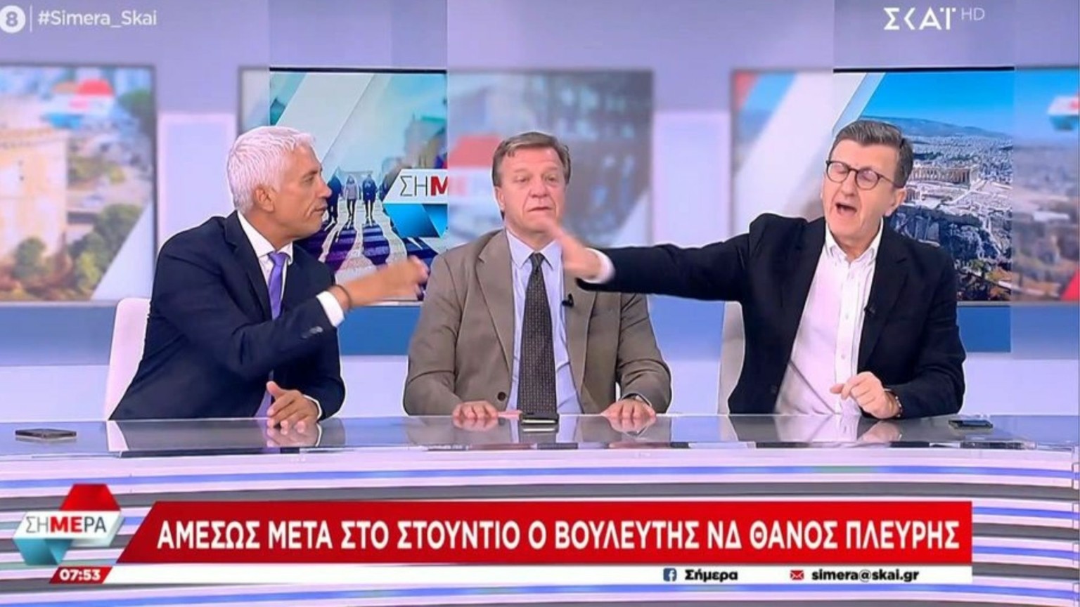 «Σφάχτηκαν» Πορτοσάλτε – Καλλιακμάνης: «Είσαι άθλιος λαϊκιστής» – «Να ...