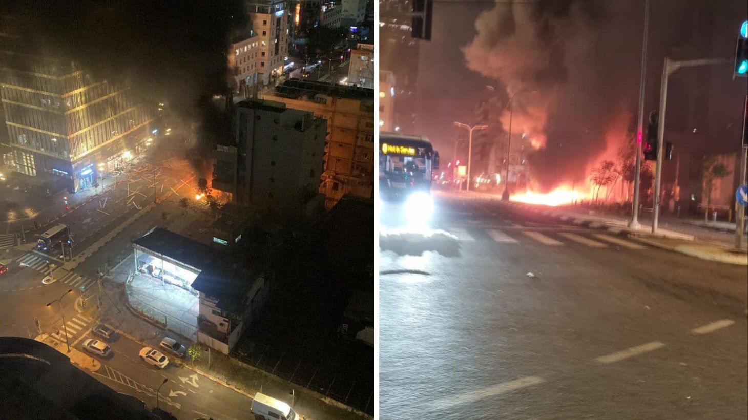 Μεγάλη πυρκαγιά μετά από πλήγμα της Χεζμπολάχ στο Τελ Αβίβ – Μία ...
