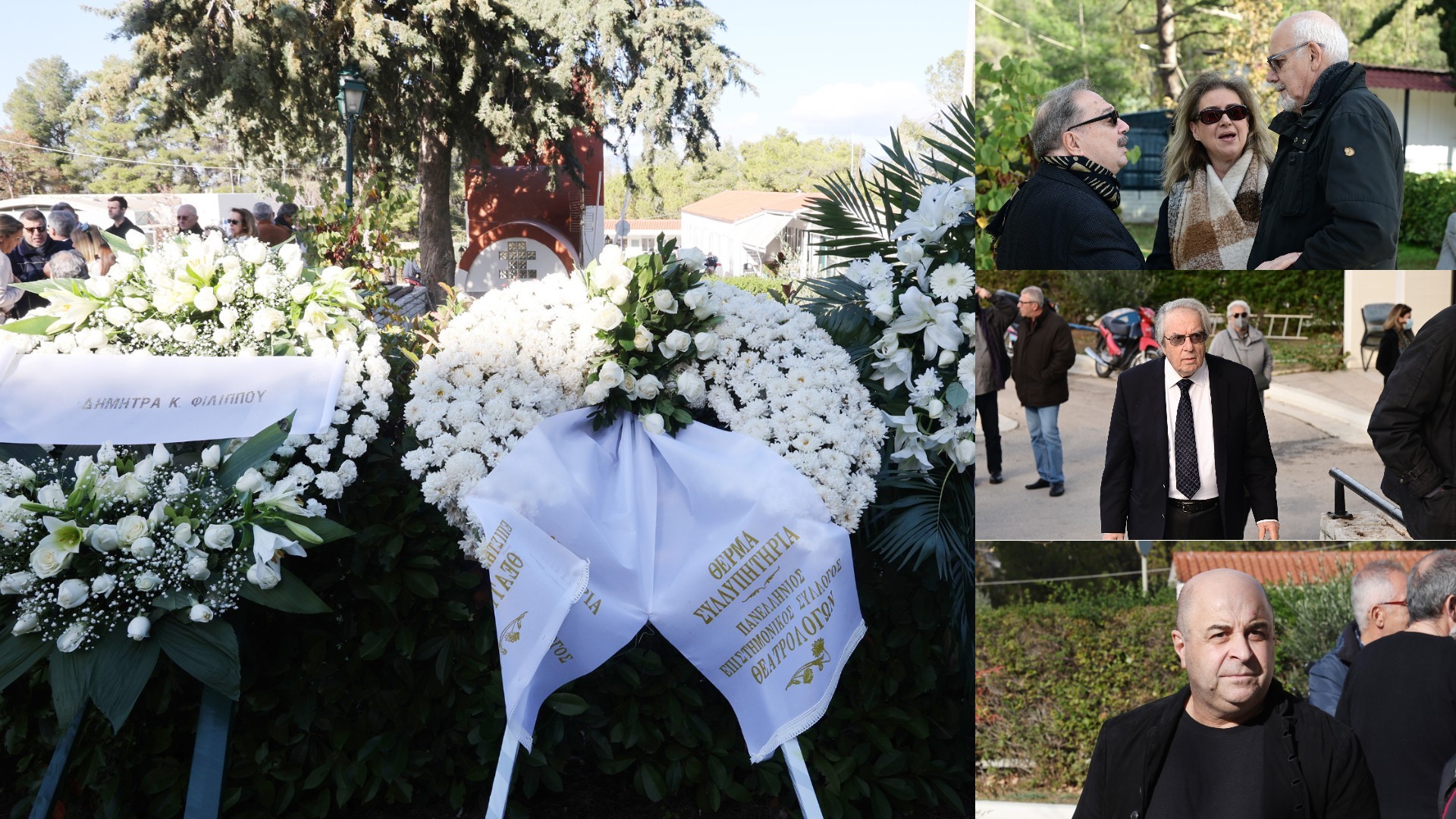 Κώστας Γεωργουσόπουλος: Τελευταίο αντίο στο Κοιμητήριο Παπάγου – Πλήθος ...