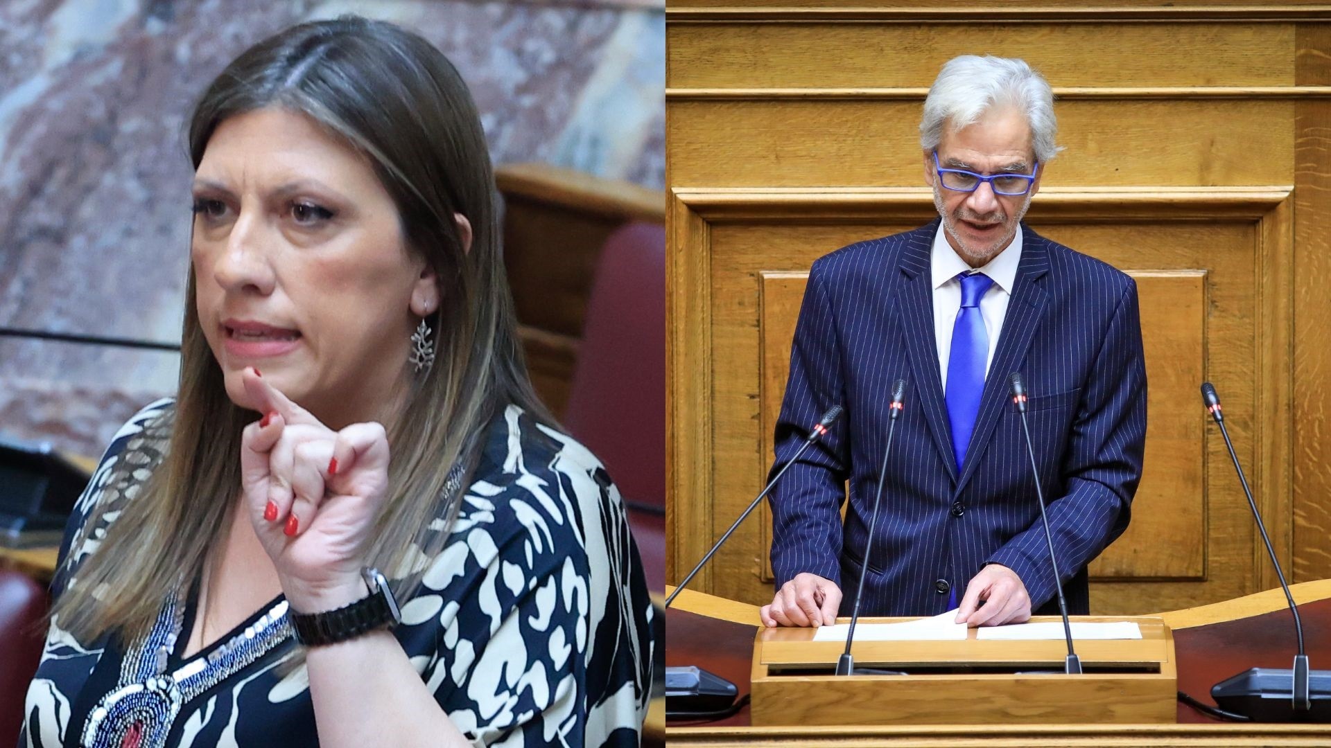Άγρια σύγκρουση εκτός ορίων στη Βουλή με φραστικό επεισόδιο μεταξύ ...