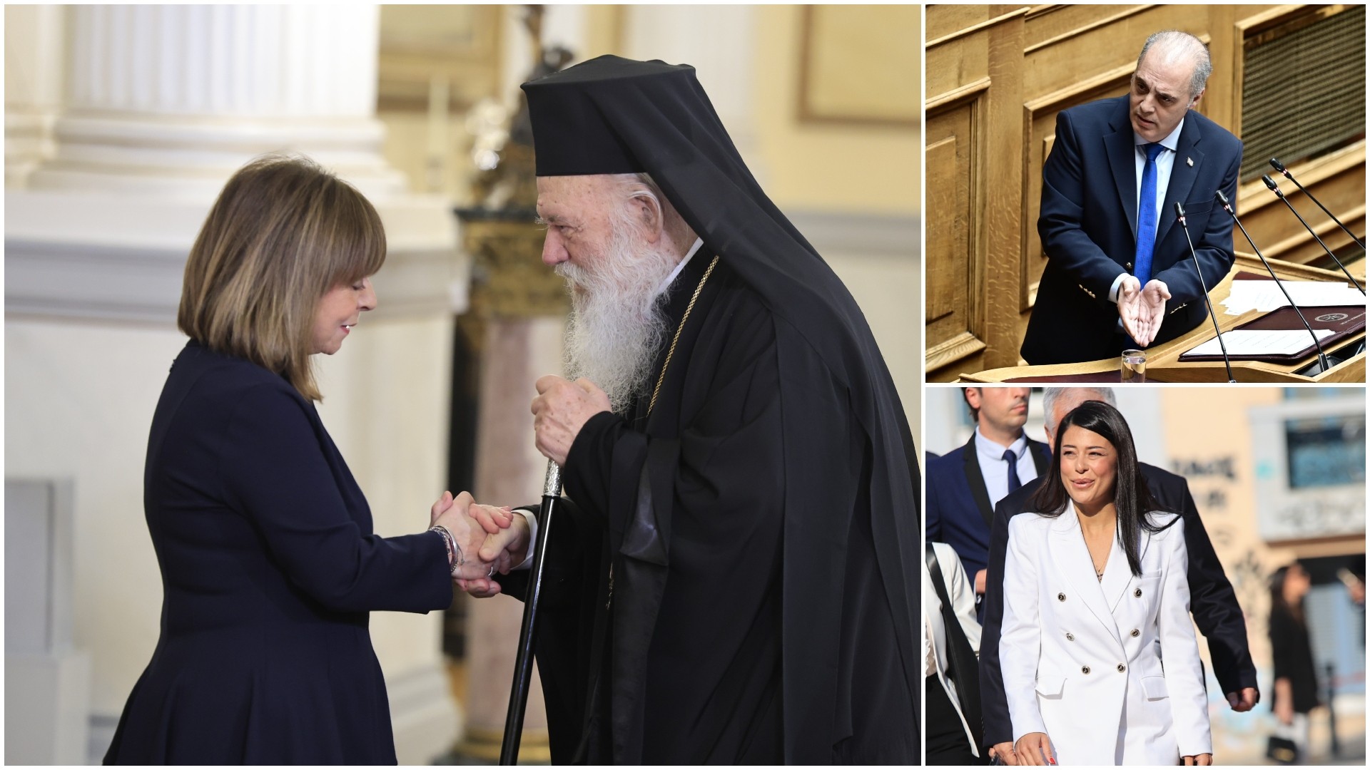 Ο Ιερώνυμος, η Σακελλαροπούλου και το αβγό του κόκορα, το μπρα ντε φερ ...