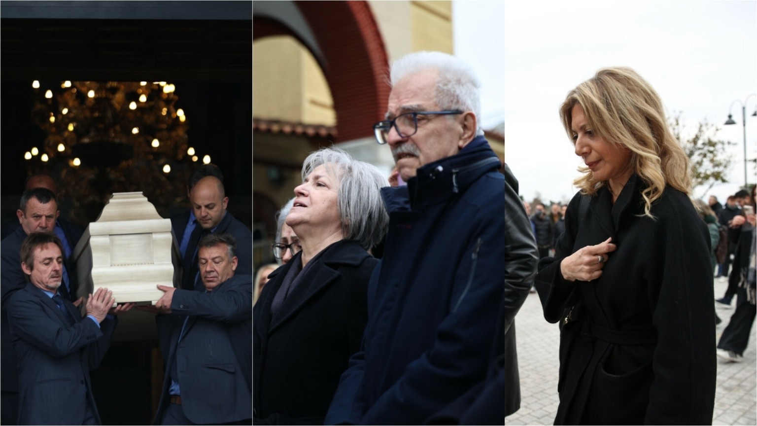 Λάρισα: Σε κλίμα οδύνης η κηδεία του Βασίλη Καλογήρου, τι δήλωσε η ...