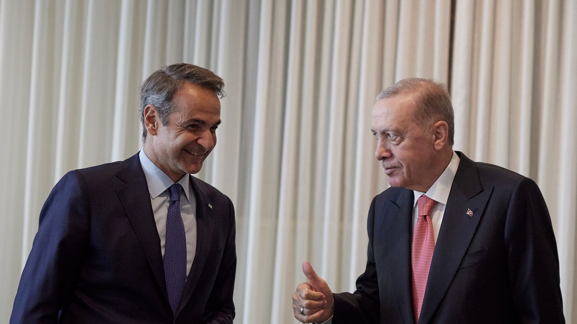 Τετ α τετ Μητσοτάκη – Ερντογάν στη Χάγη: «Θέσαμε όλα τα ζητήματα που ...