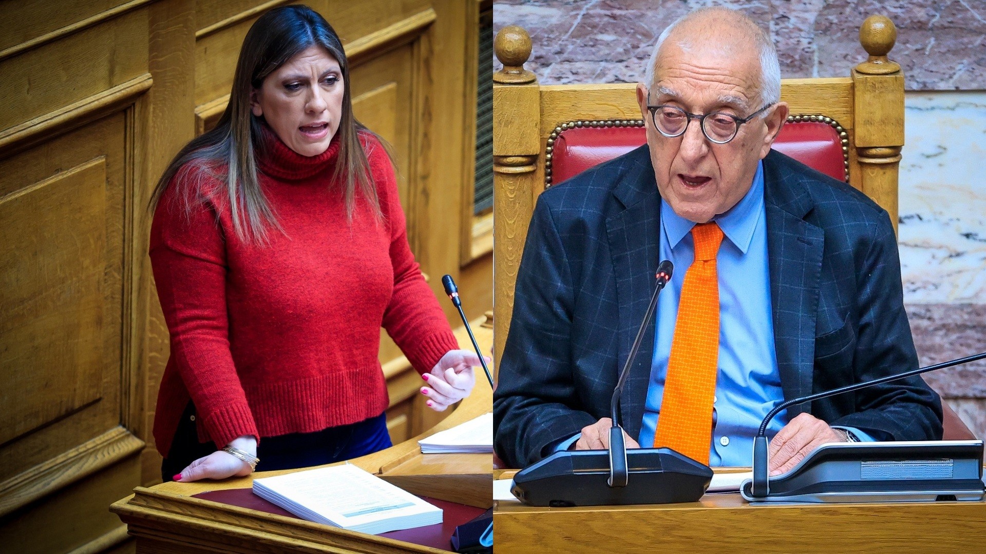 Καυγάς Ζωής – Κακλαμάνη στη Βουλή για την αυριανή συζήτηση για τον ...
