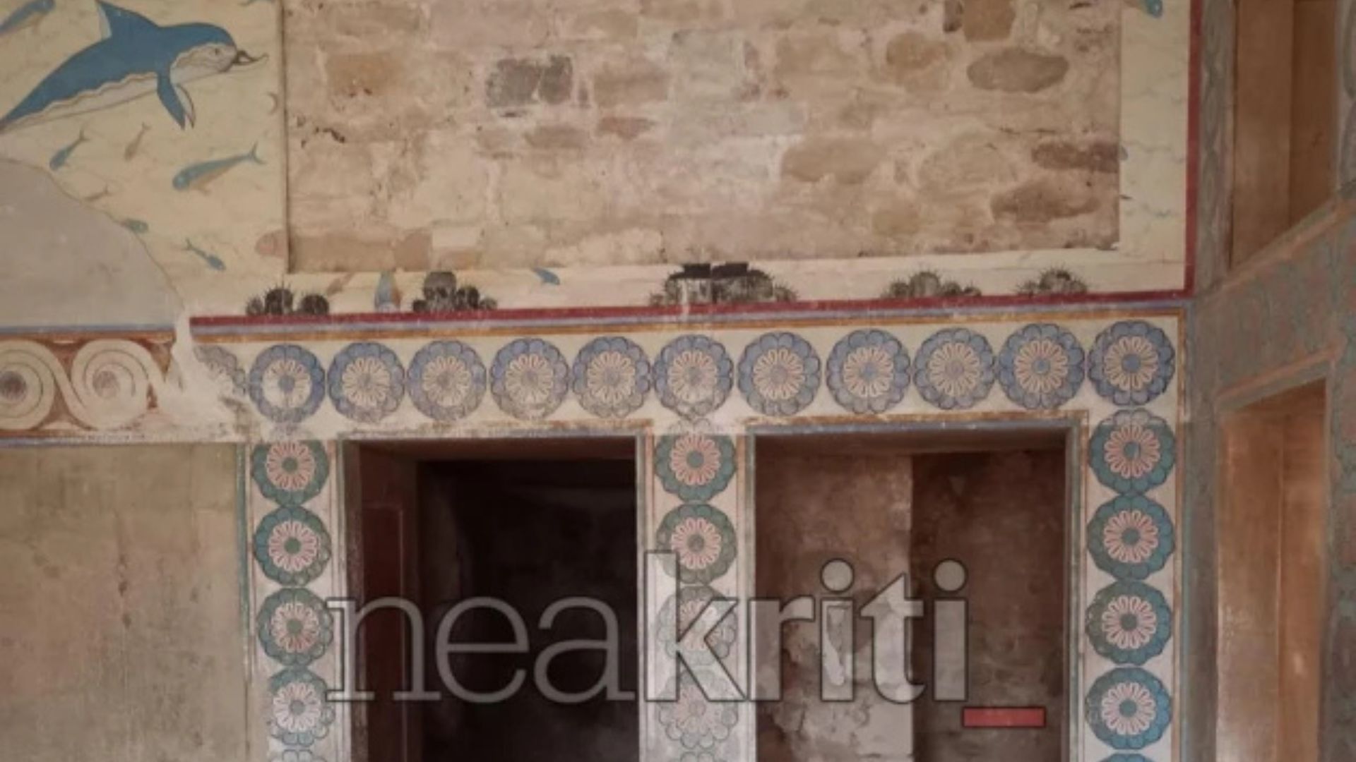 Κρήτη: Κατέρρευσε ιστορική τοιχογραφία στο Ανάκτορο της Κνωσού – Για ...