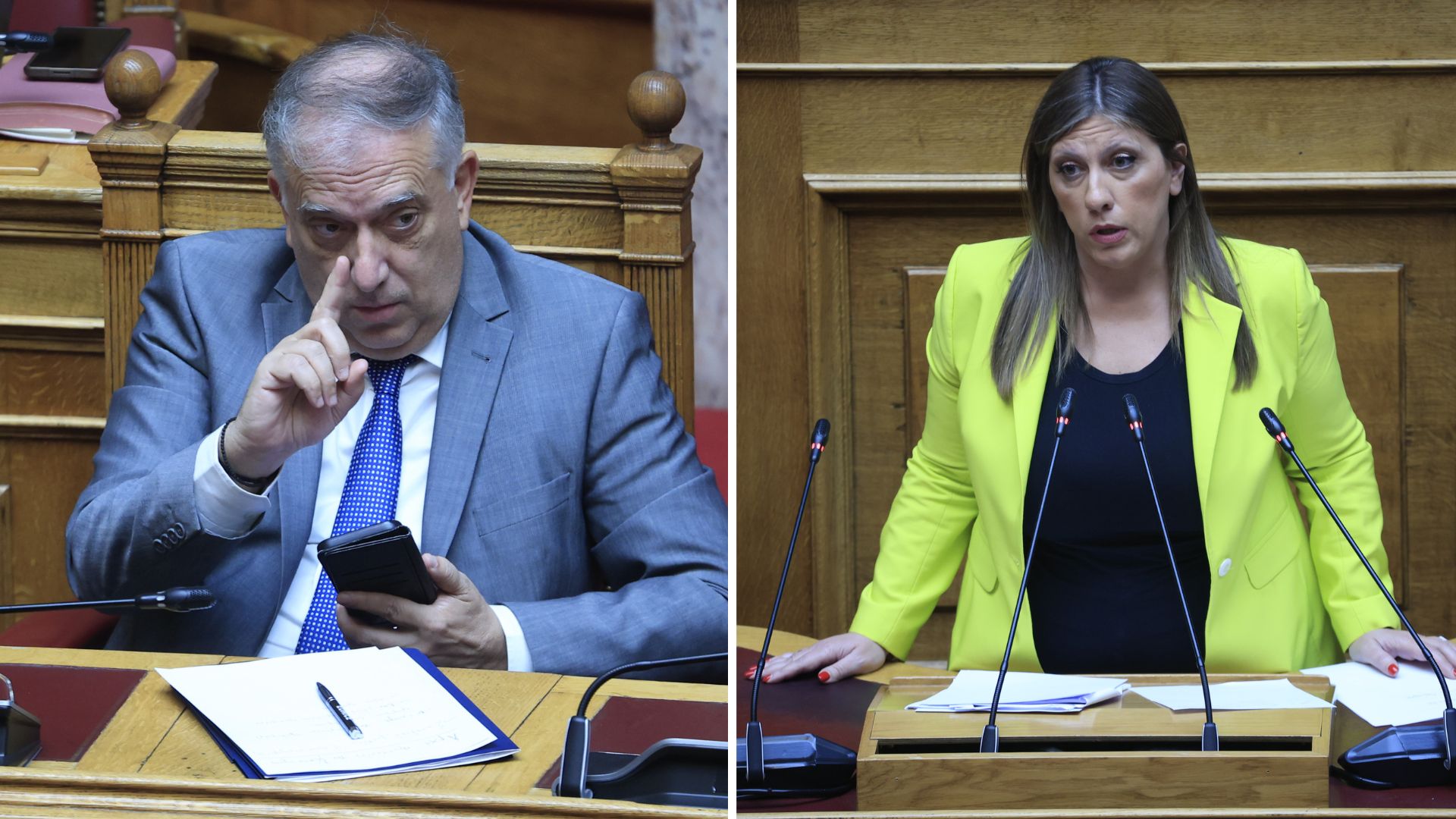 Κόντρα Ζωής – Θεοδωρικάκου με σφήνα Κωνσταντινόπουλου για την πρόταση ...