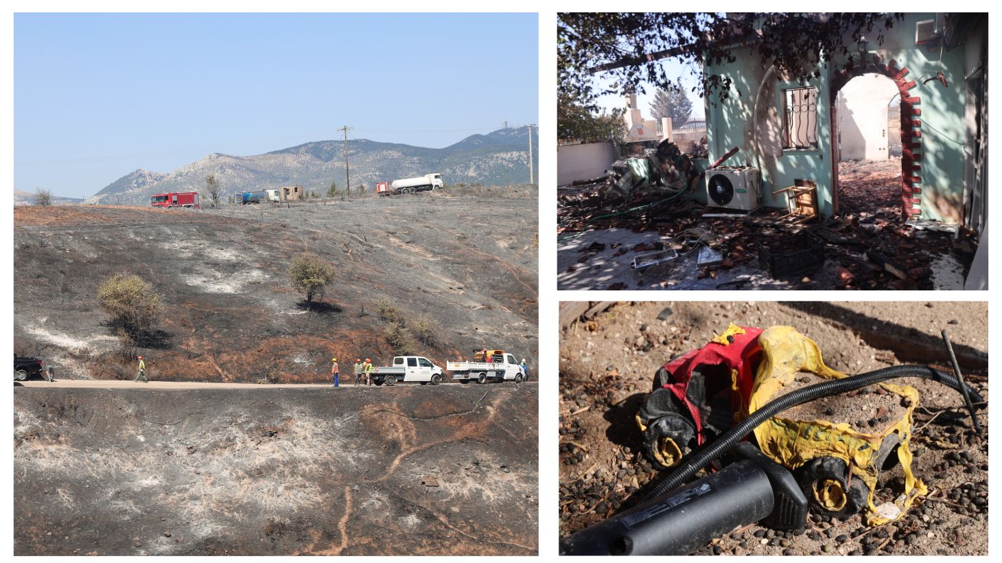 Κρυονέρι: Στάχτη και αποκαΐδια – Αποκαρδιωτικές εικόνες την επόμενη ...