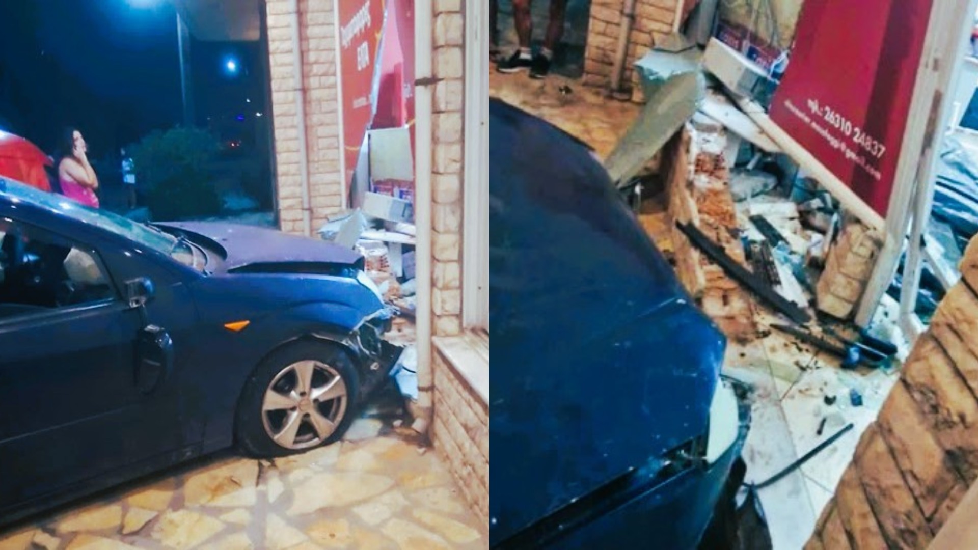 Μεσολόγγι: «Καρφώθηκε» με το ΙΧ στα ΕΛΤΑ και… εξαφανίστηκε (photos ...