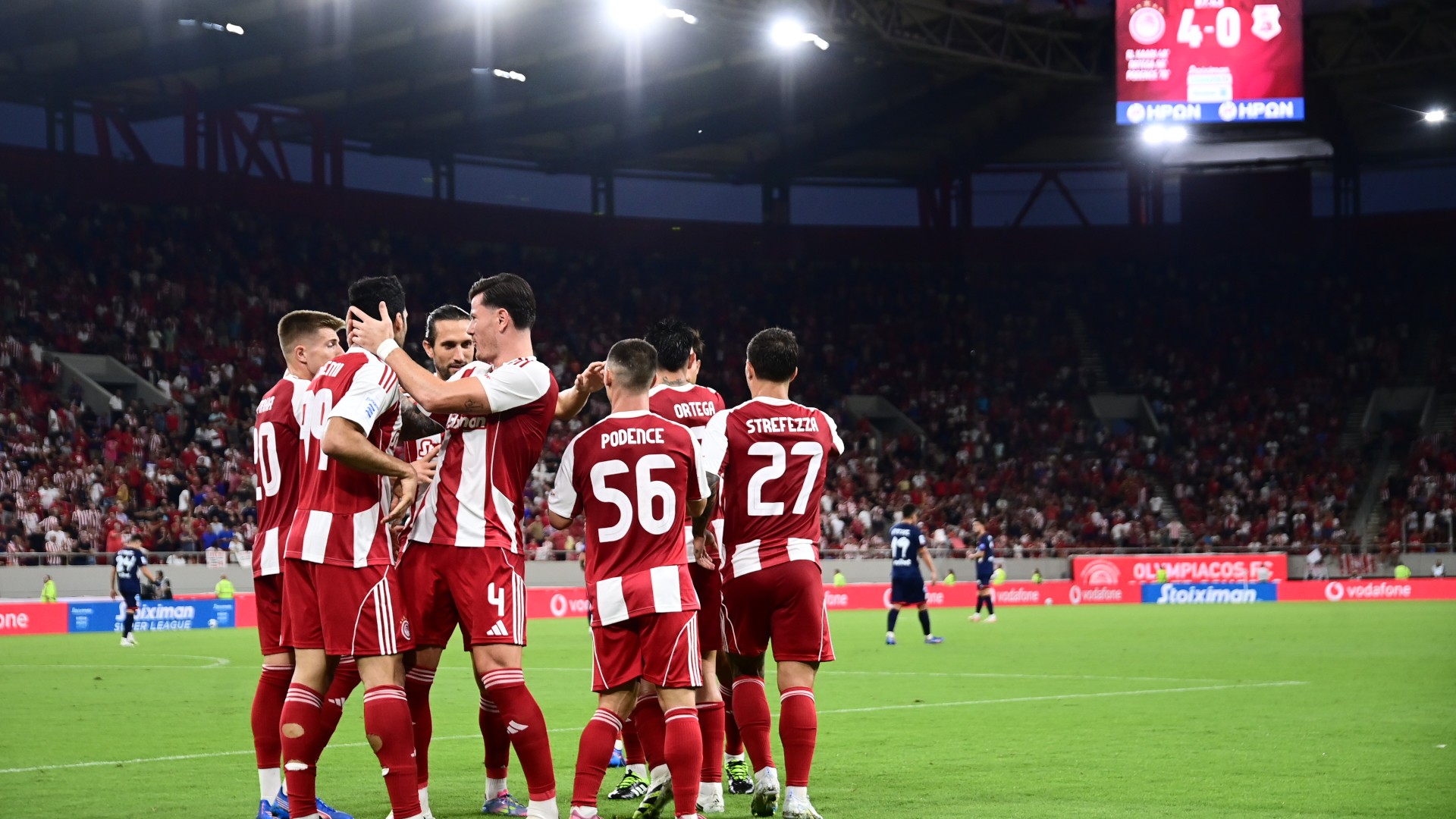 Ολυμπιακός – Πανσερραϊκός 5-0: Καταιγιστικοί οι Πειραιώτες με τρομερό ...