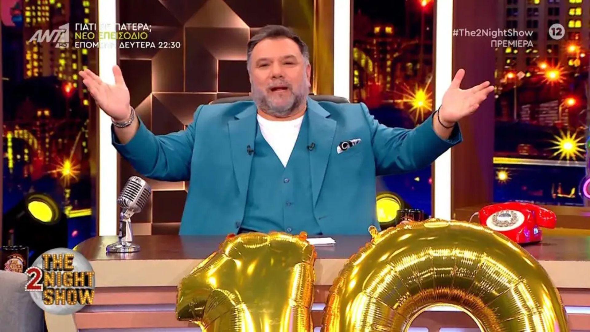«The 2Night Show»: Πρεμιέρα για 10η σεζόν έκανε ο Γρηγόρης Αρναούτογλου ...