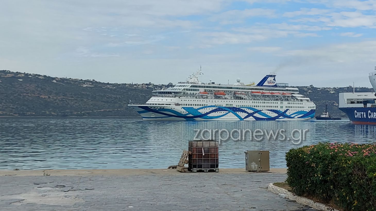 Χανιά: Στη Σούδα το Crown Iris με τους ισραηλινούς «τουρίστες ...
