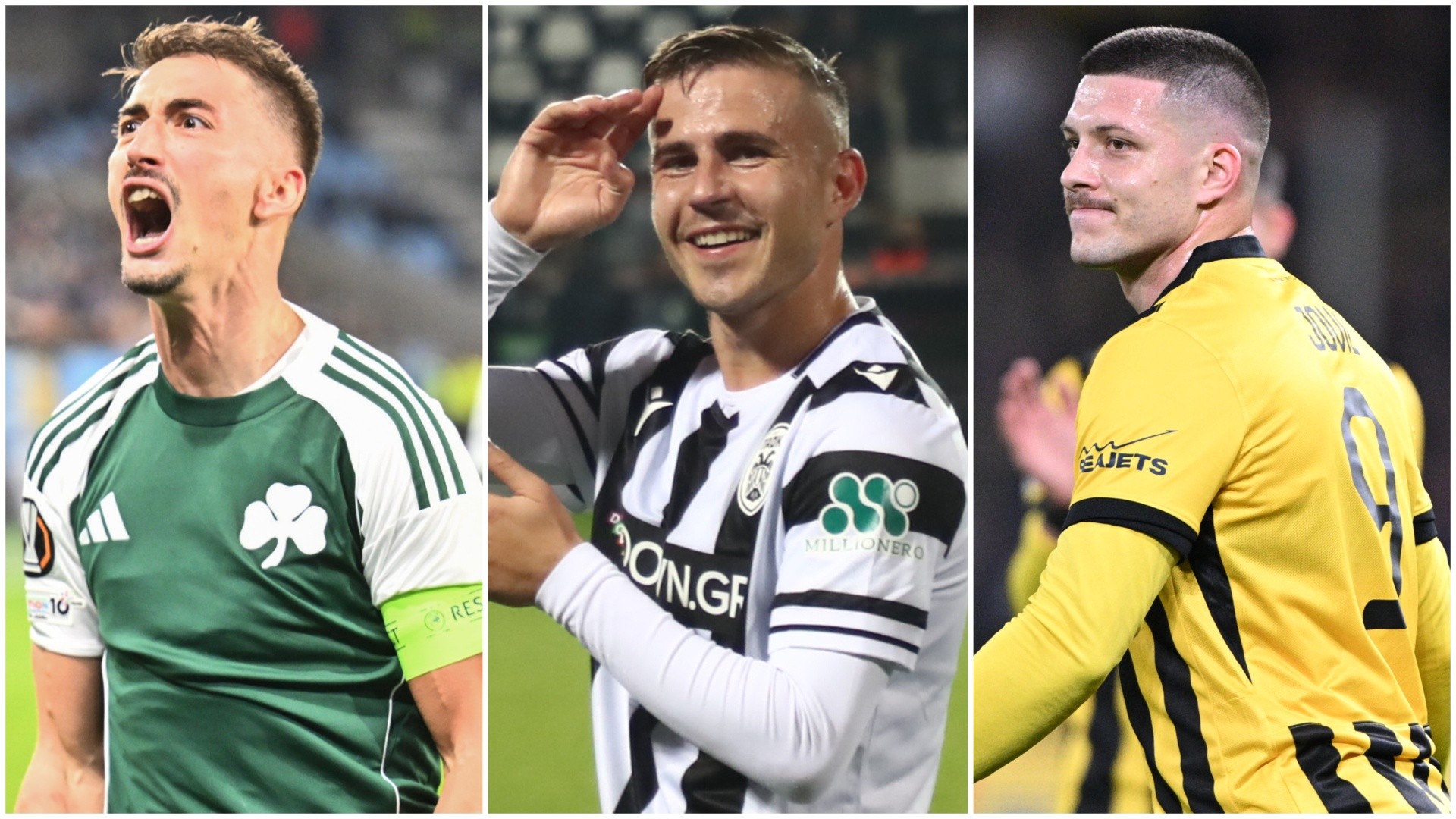 Οι νίκες για ΠΑΟ και ΠΑΟΚ στο Europa League και ο βαθμός της ΑΕΚ στο ...