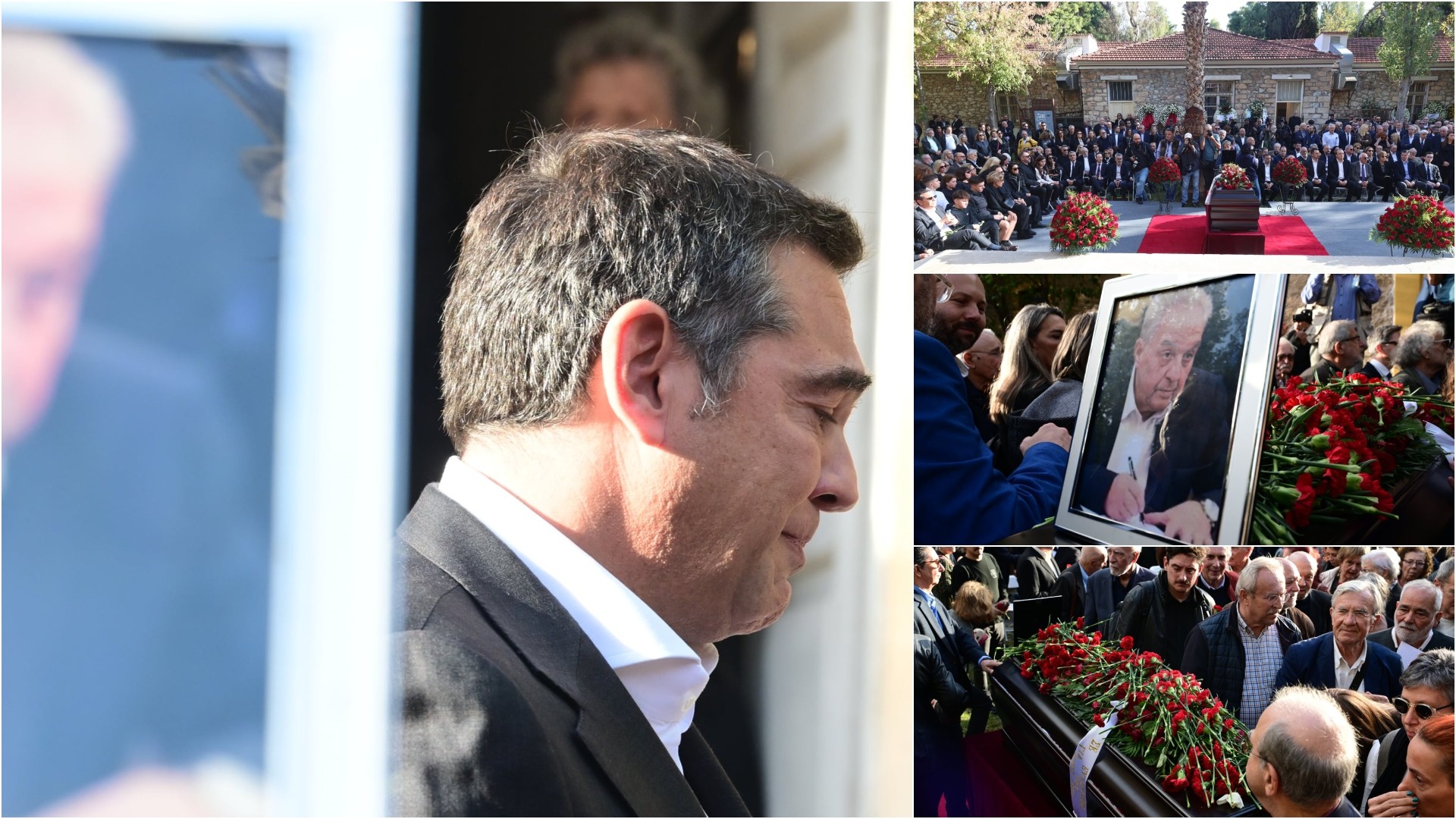Σε κλίμα βαθιάς συγκίνησης η πολιτική κηδεία του Αλέκου Φλαμπουράρη: Ο ...