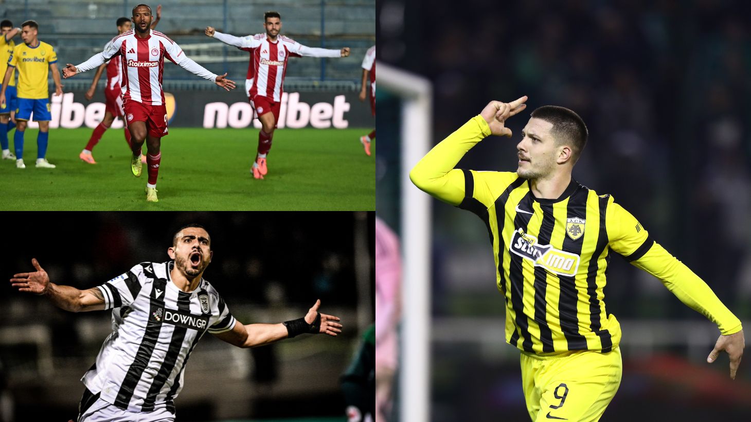 Super League: Παρέμεινε στην κορυφή ο Ολυμπιακός, πήρε το ντέρμπι η ΑΕΚ ...