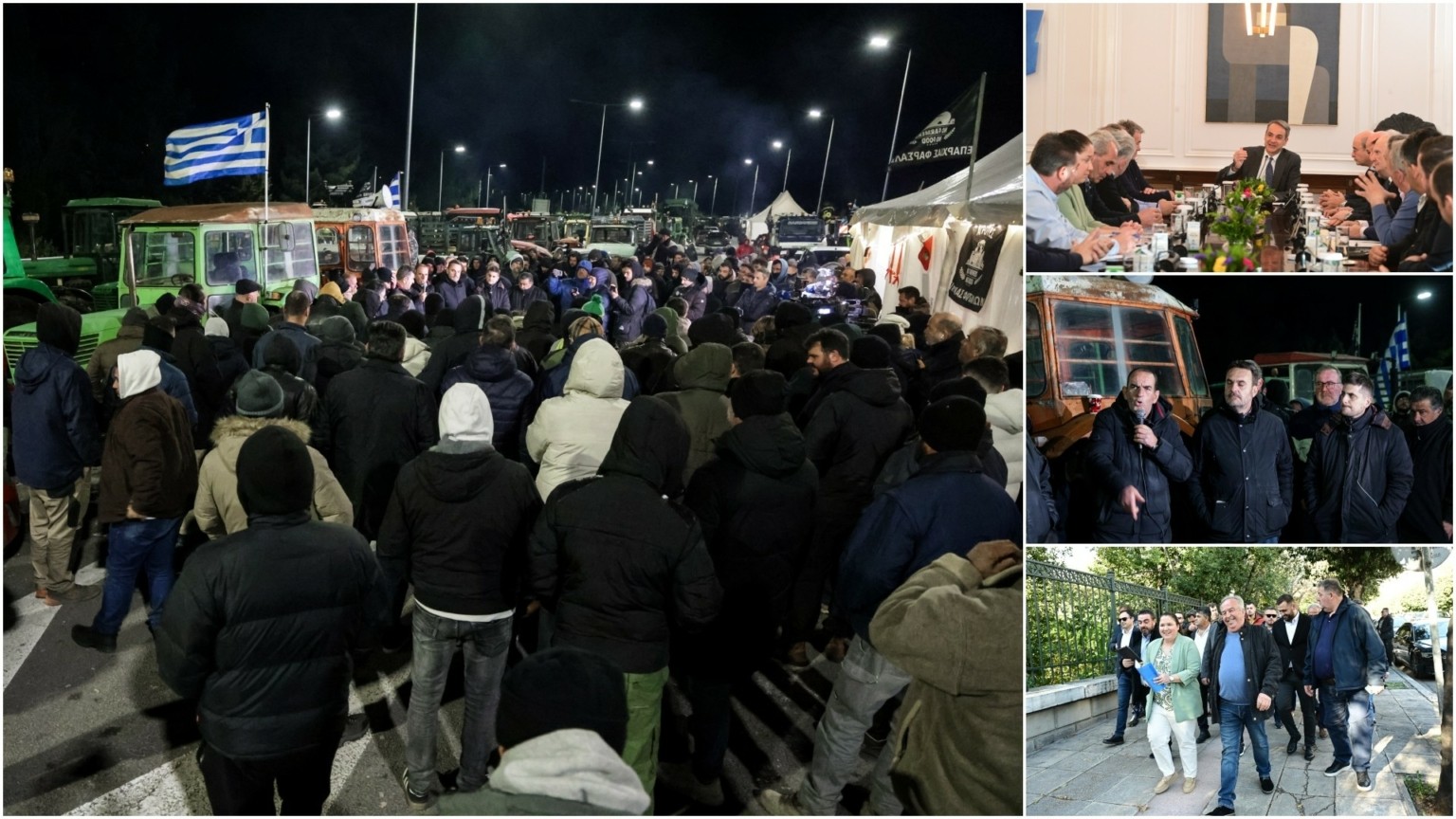Κλιμακώνουν οι αγρότες στα μπλόκα, στο Μαξίμου οι «πρόθυμοι» – Το ...