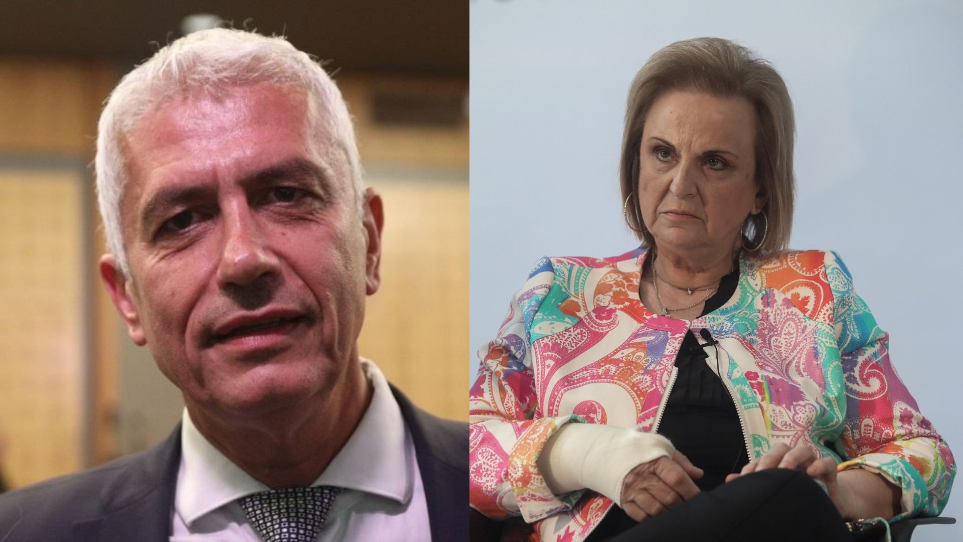 «Αρπάχτηκαν» Παγώνη και Καλλιακμάνης για τις πλημμύρες – «Εσύ έχεις ...